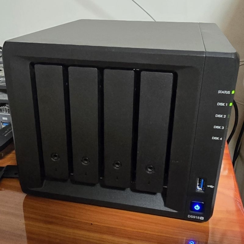 DS918+ 二手群暉NAS 4g記憶體不含硬碟 | 蝦皮購物