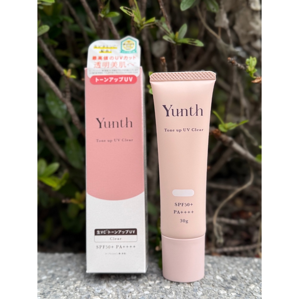日本Yunth Tone Up UV 保養級防曬 透明防曬霜30g SPF50+ PA++++生VC提亮飾底乳隔離霜 | 蝦皮購物