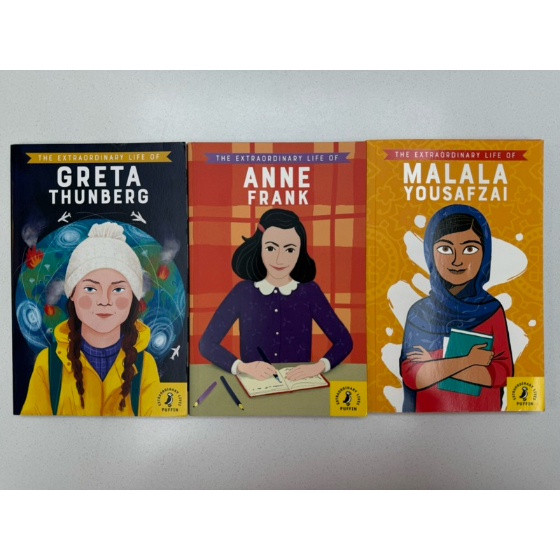 Anna Frank, Greta Thunberg, Malala Yousafzai三本合售 | 蝦皮購物