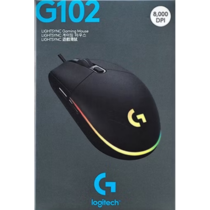 羅技 Logitech G102有線滑鼠 電競滑鼠 | 蝦皮購物
