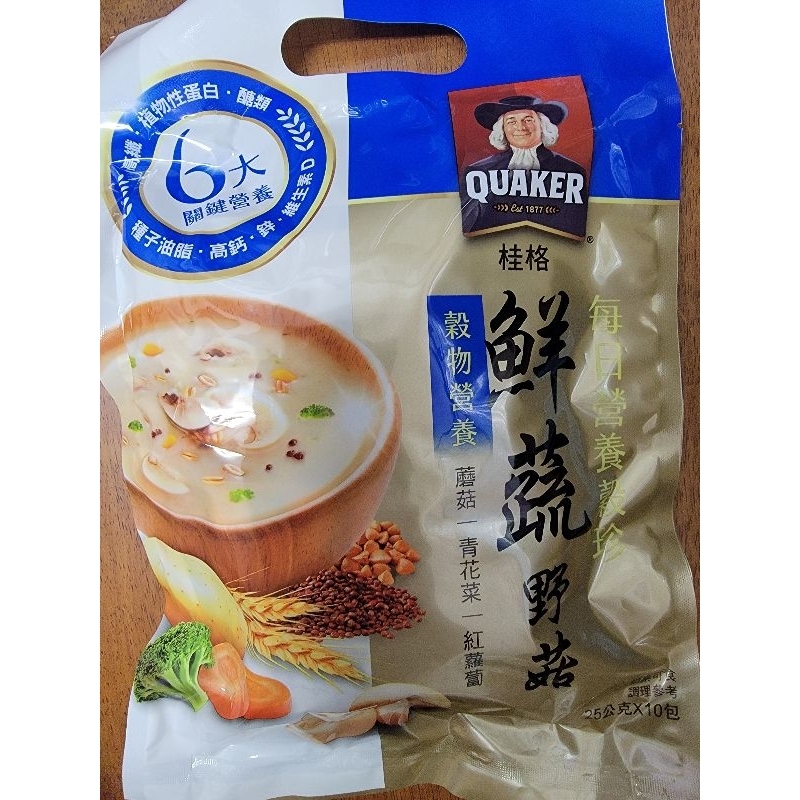 桂格鮮蔬野菇250g(25g*10包)袋 | 蝦皮購物