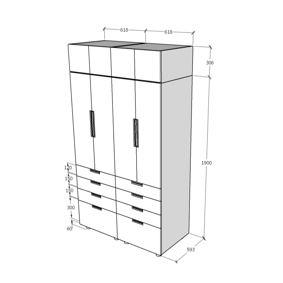 Egger系統櫃訂製/E0，V313規格板材/衣櫃/DIY組裝 | 蝦皮購物
