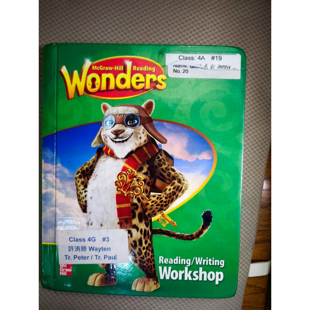 Reading Wonders Workshop grade 4 精裝本 內有書寫痕跡、少許水漬 | 蝦皮購物