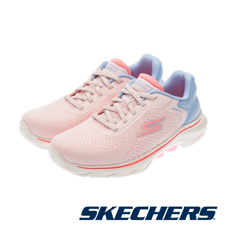 【SKECHERS】女 健走系列 GO WALK 7 -125215-淺粉LTPK | 蝦皮購物