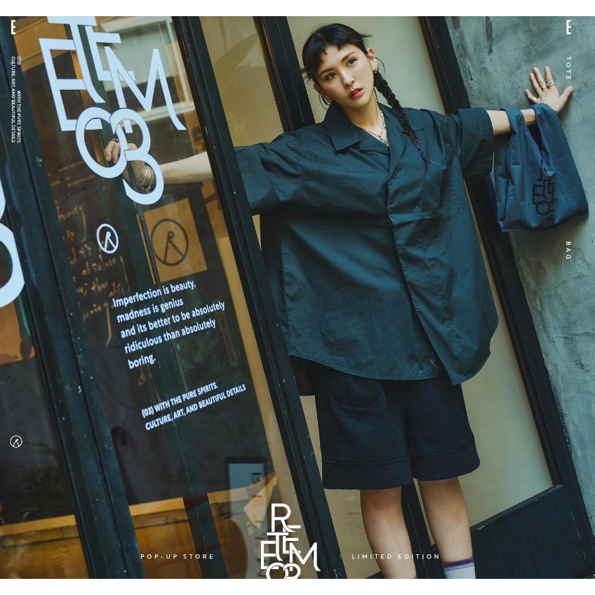 Ripped-edge Waffle Shorts｜Black #魏如昀 #retem03 | 蝦皮購物