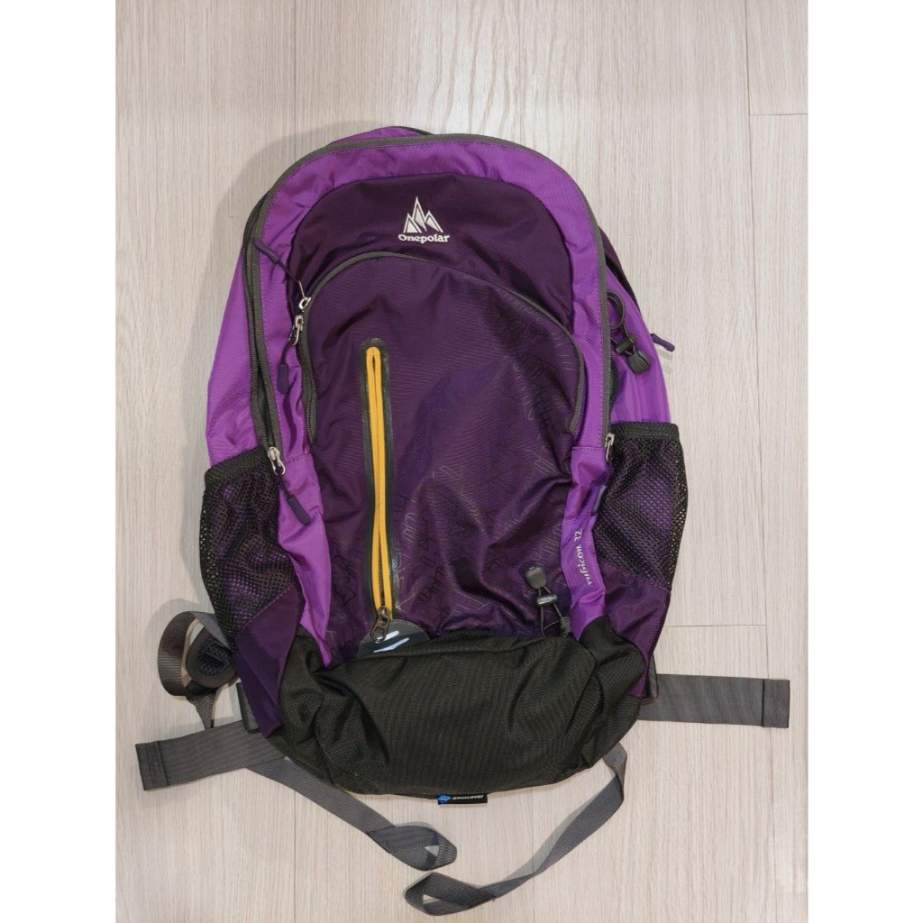 二手 ONE POLAR 勁量深渠導流戶外後背包 附雨罩 25L-紫 PLA1598 | 蝦皮購物