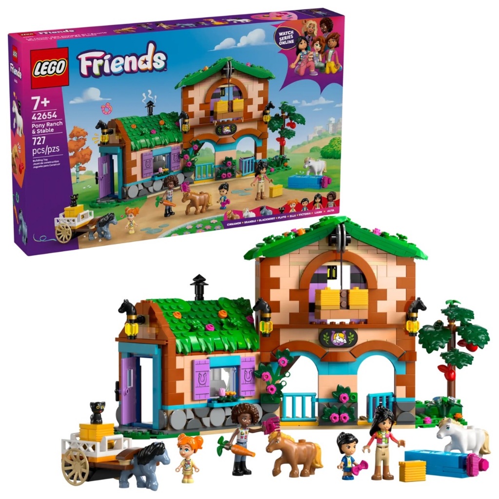 LEGO 42654 小馬牧場和馬廄 樂高® Friends系列 【必買站】樂高盒組 | 蝦皮購物