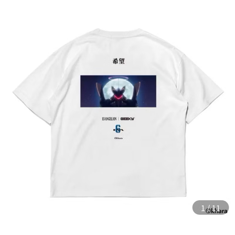 GEEKY x EVA福音戰士希望短T (F尺寸) | 蝦皮購物