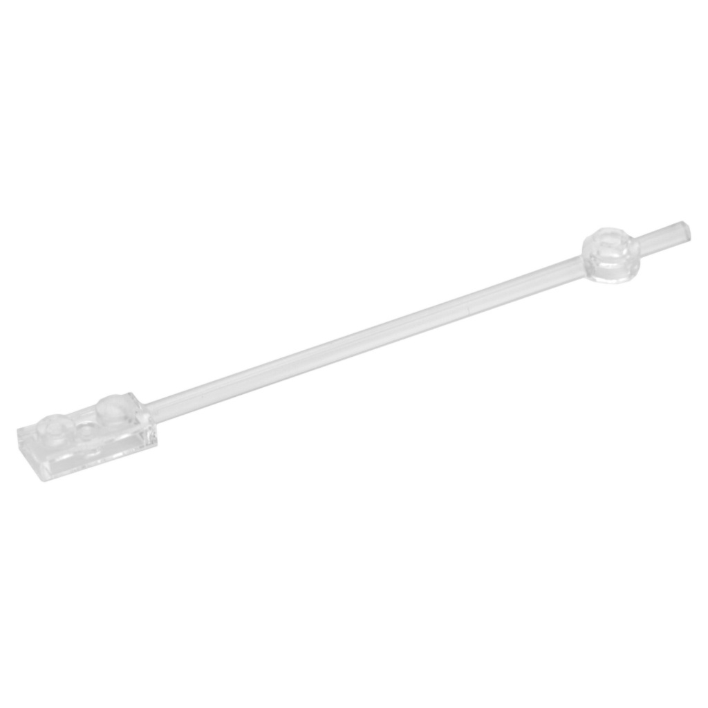 COOLPON｜這是樂高®LEGO®的正版零件 透明無色 Bar 12L 帶 1x2 薄板 42445 6276993 | 蝦皮購物