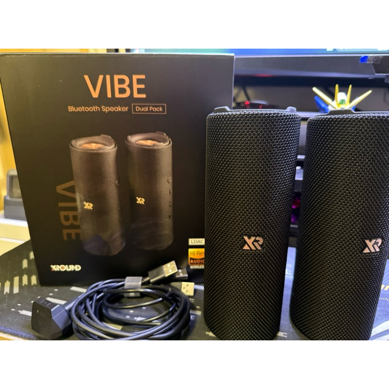 XROUND VIBE 防水環繞藍牙音響+Thunder Connect PRO電競發射器 | 蝦皮購物