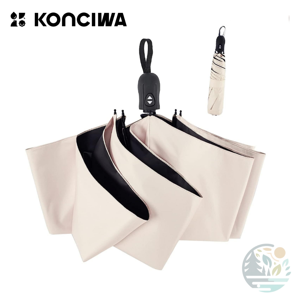 日本 konciwa 超軽量陽傘 約190g UV完全遮光 自動傘 折疊 輕便 紫外線 晴雨兩用 耐風撥水 | 蝦皮購物