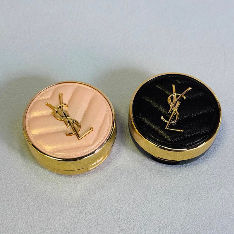現貨 YSL 聖羅蘭 皮革氣墊 黑粉皮革 B10 B20 氣墊粉餅 5g 小樣 試用 | 蝦皮購物