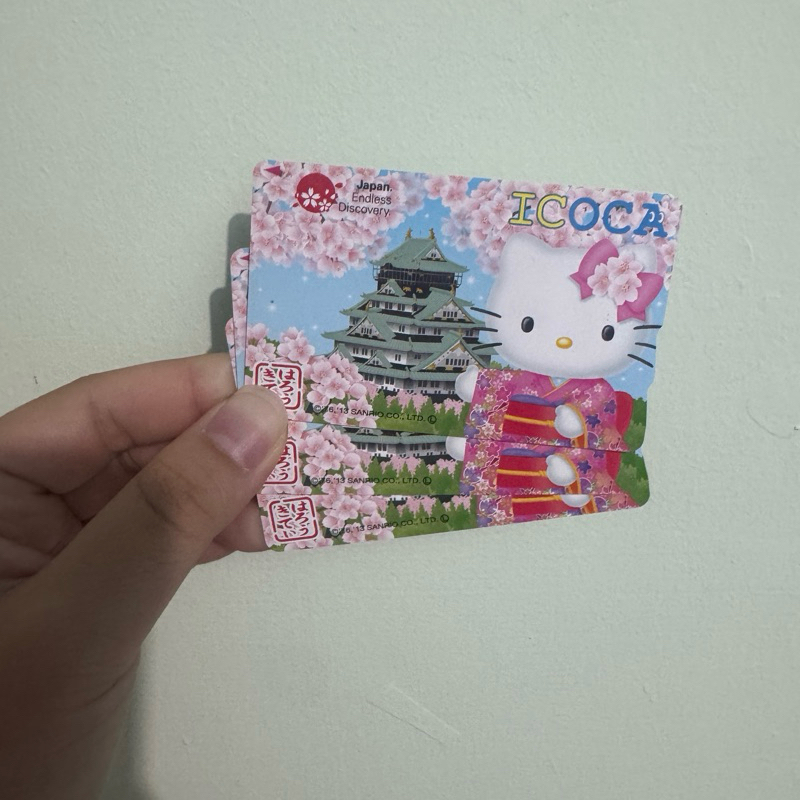 🎉（現貨）日本關西大阪ICOCA卡HELLO KITTY 電車交通卡 | 蝦皮購物