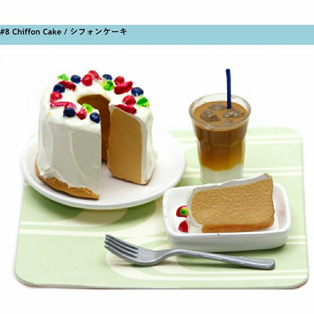 Rement 2004絕版盒玩咖啡美食cafe meshi指定款戚風蛋糕-有盒有紙-內袋全新未拆 | 蝦皮購物