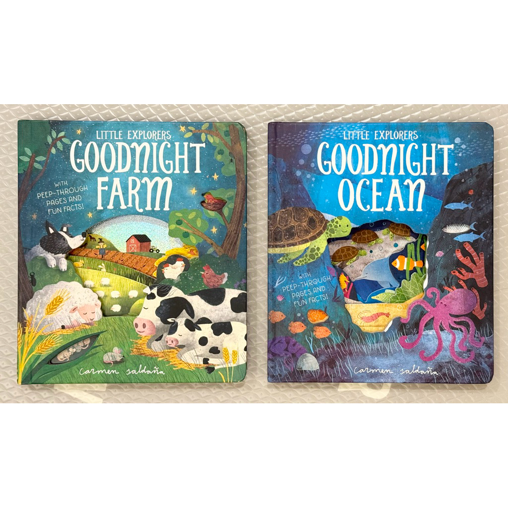 Little Explorers 二手英文書 goodnight farm goodnight ocean | 蝦皮購物