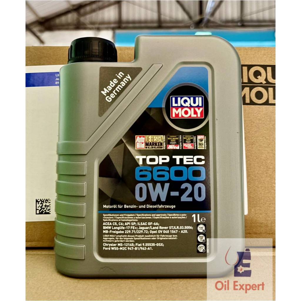 油品家 》LIQUI MOLY TOP TEC 6600 0w20 合成機油(附發票) | 蝦皮購物