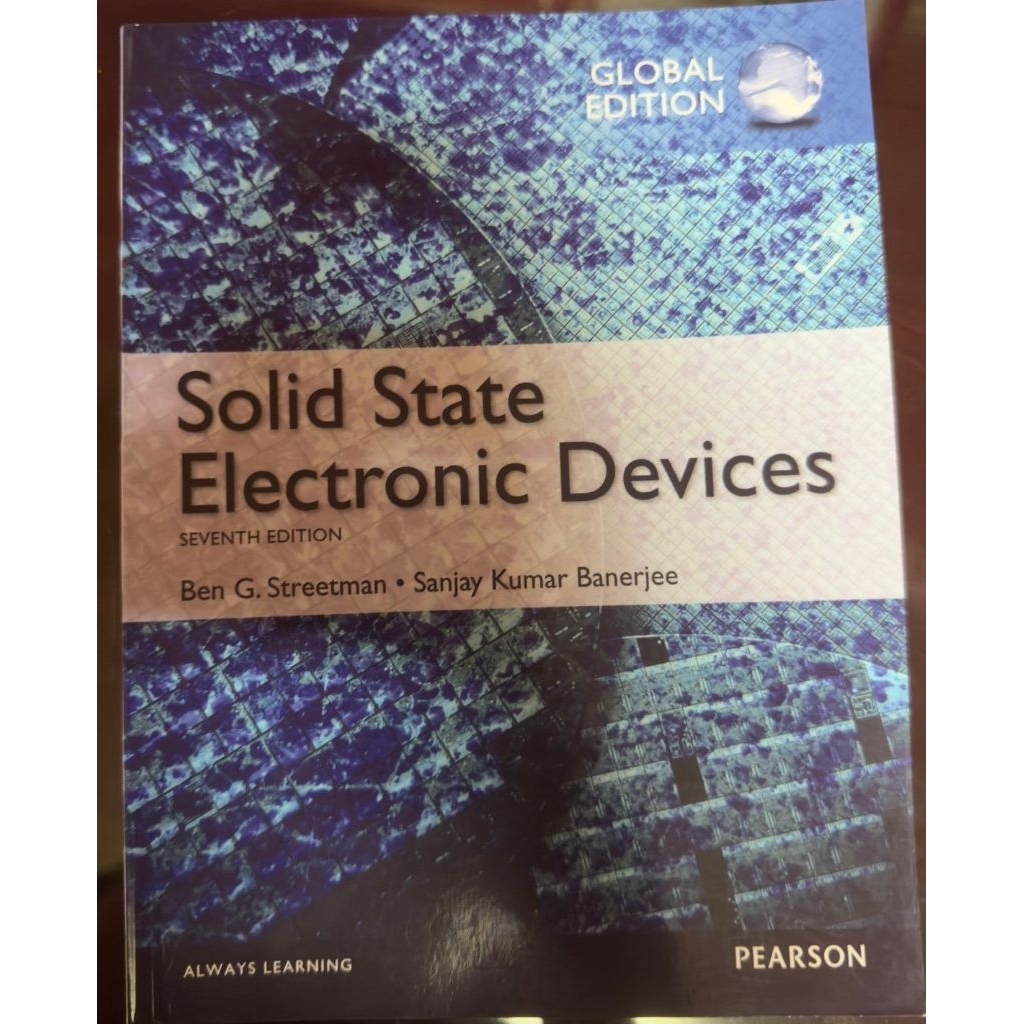 Solid State Electronic Devices 第七版，全球版) | 蝦皮購物