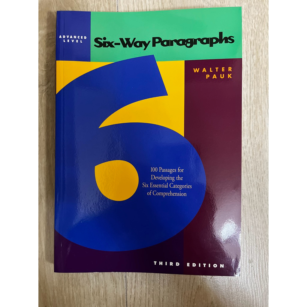 Six way paragraphs (advanced level) | 蝦皮購物