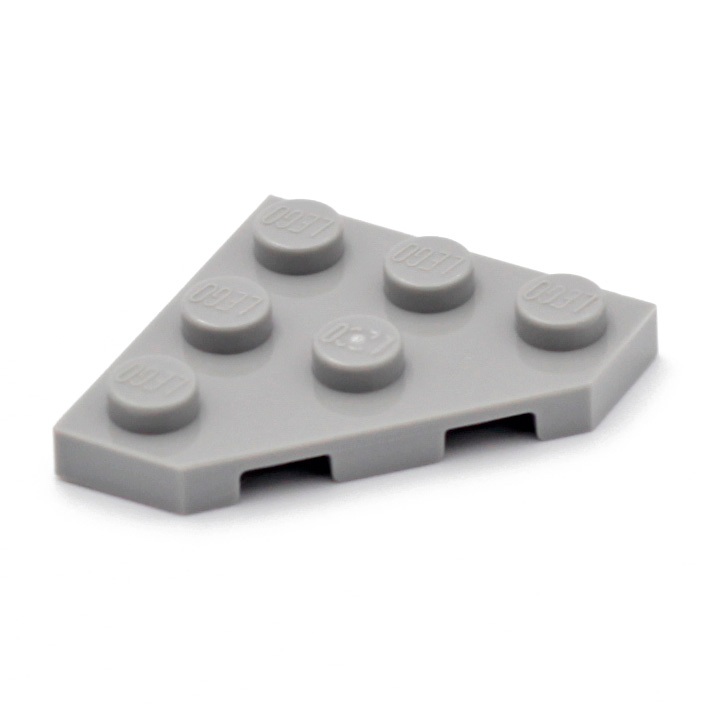 COOLPON｜這是樂高®LEGO®的正版零件 淺灰 Wedge Plate 3x3 2450 4211361 | 蝦皮購物