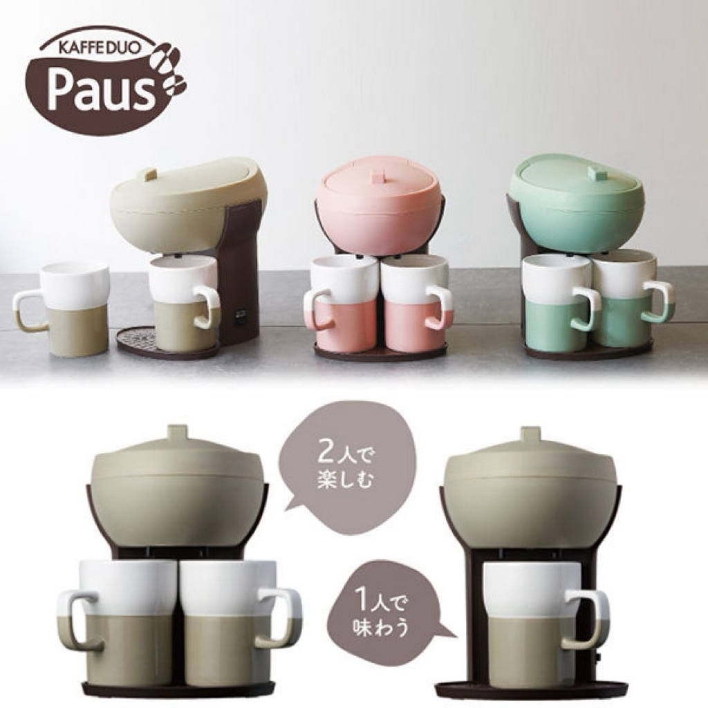recolte日本麗克特 Kaffe Duo Paus雙人咖啡機 | 蝦皮購物