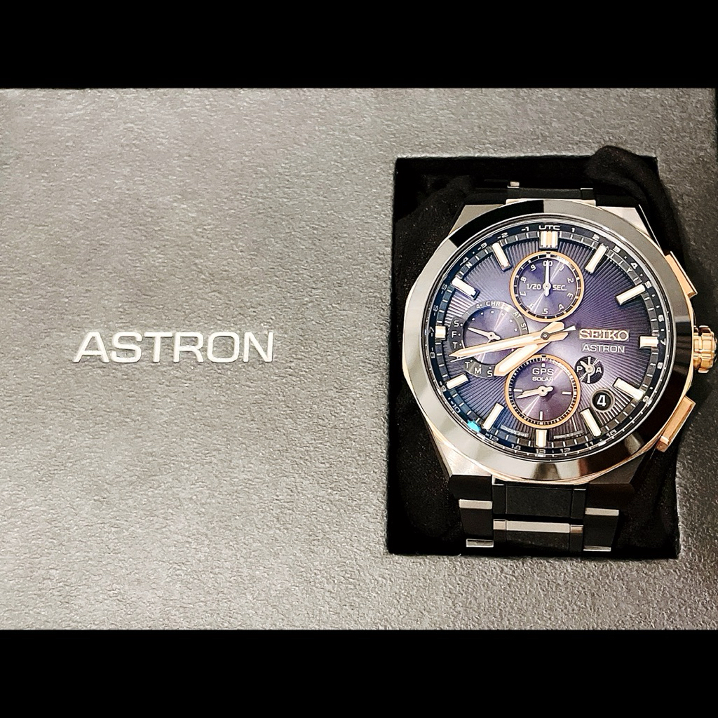 SEIKO 精工 Astron 100週年限量款SSH158J1 光動能 GPS衛星定位雙時區腕錶 鈦金屬 藍寶石鏡面 | 蝦皮購物