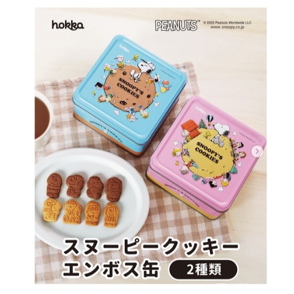 【現貨在台】日本 Hokka 史努比 「SNOOPY'S COOKIES」史努比造型餅乾鐵盒 禮物 北陸製菓 曲奇 | 蝦皮購物
