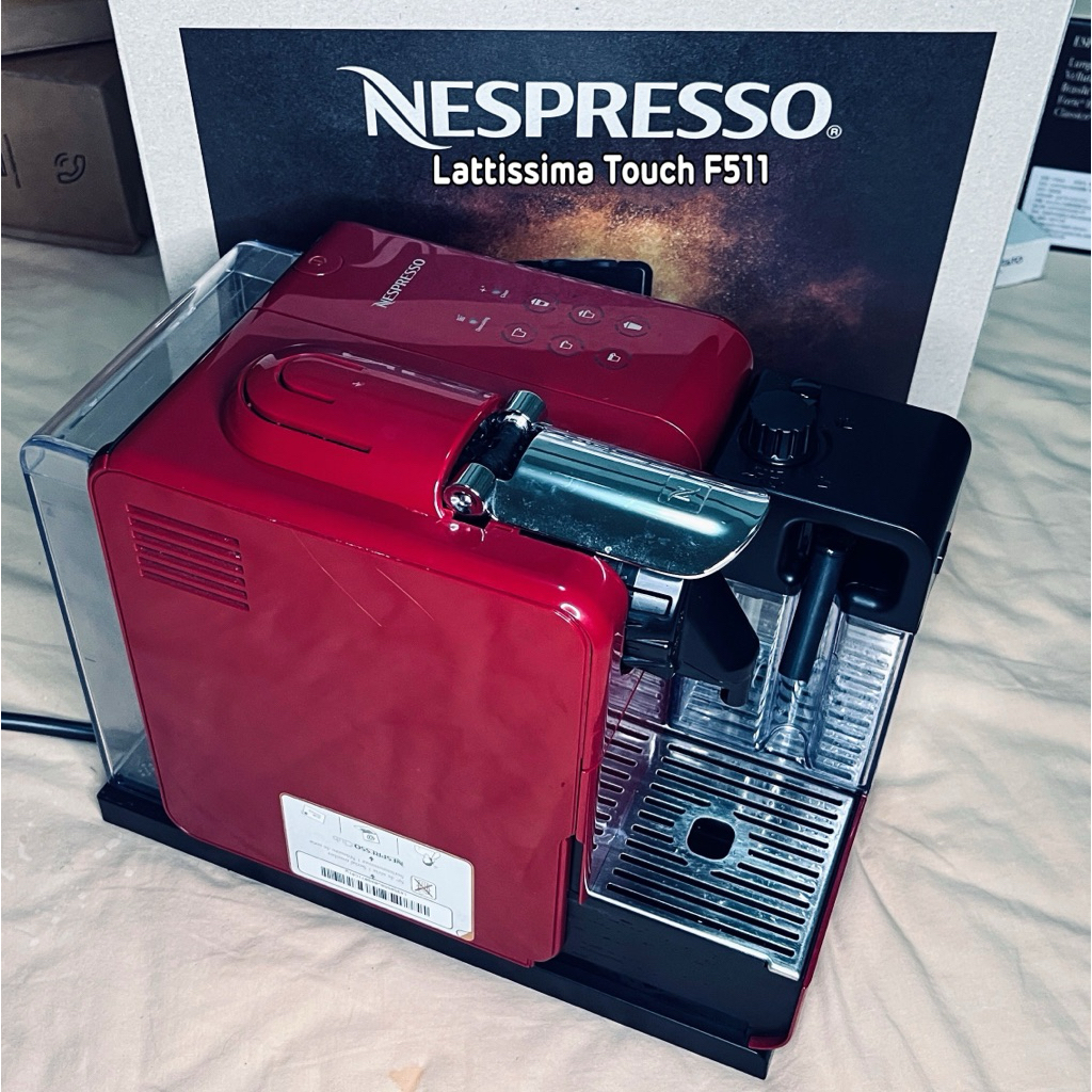 【Nespresso】 F511 送全新奶管 百年名牌自動膠囊奶泡 Lattissima Plus咖啡機 單鍵輕鬆享用。 | 蝦皮購物