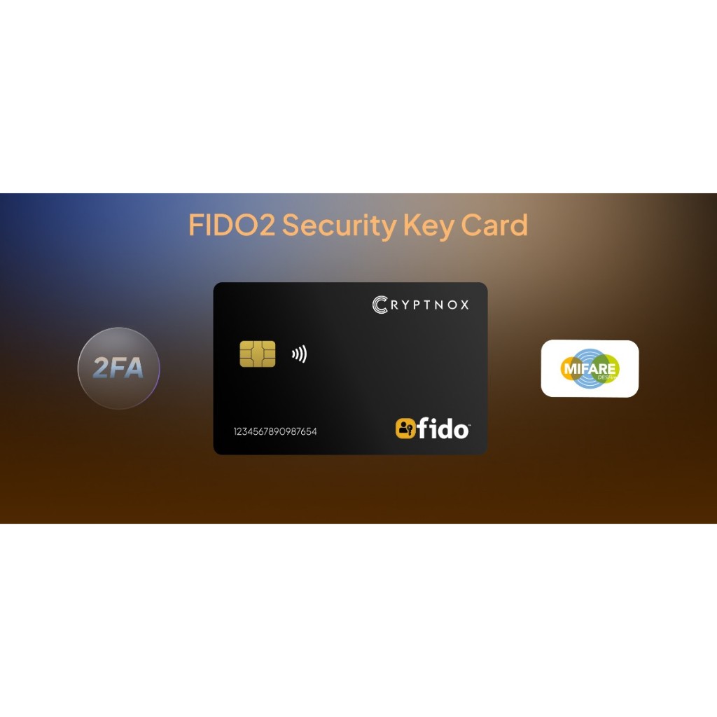 【預購】Cryptnox FIDO2 NFC Card安全金鑰智慧卡 攜帶式Yubikey卡 不限USB接頭 感應解鎖 | 蝦皮購物