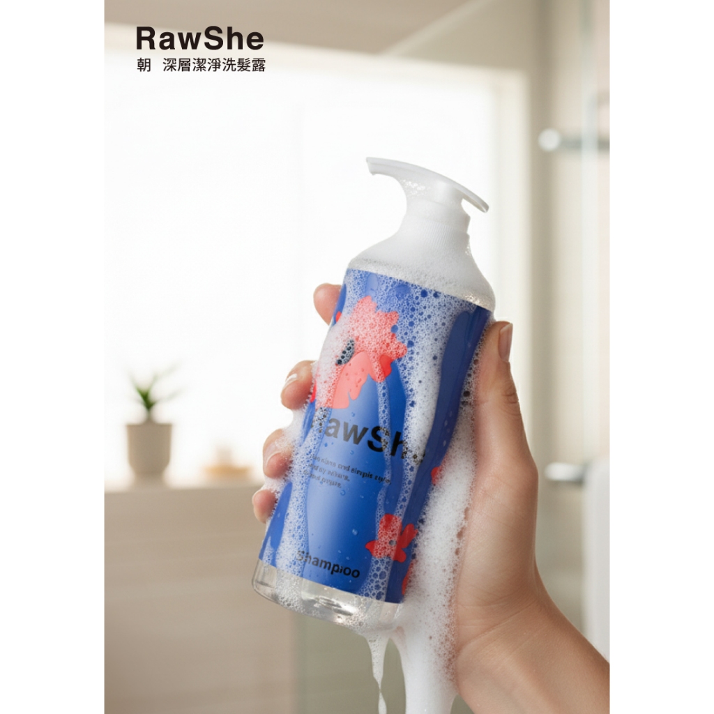 RawShe 朝 深層潔淨洗髮露-二代升級版新上市 | 蝦皮購物