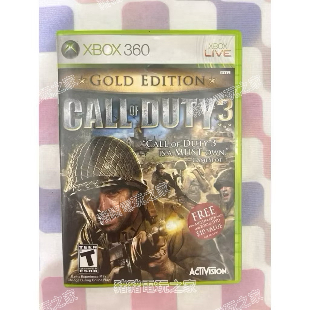 Xbox360 決勝時刻 3 使命召喚 Call of Duty COD3 英文版 二手 光碟（ONE相容） | 蝦皮購物