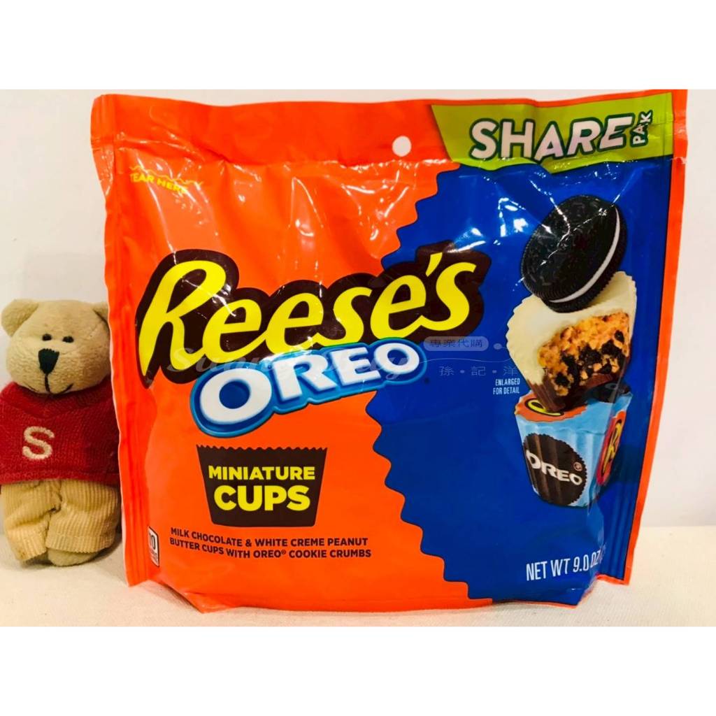 【Sunny Buy】 現貨 Reese's Miniatures OREO 奧利奧 脆片夾心花生醬白巧克力 255g | 蝦皮購物