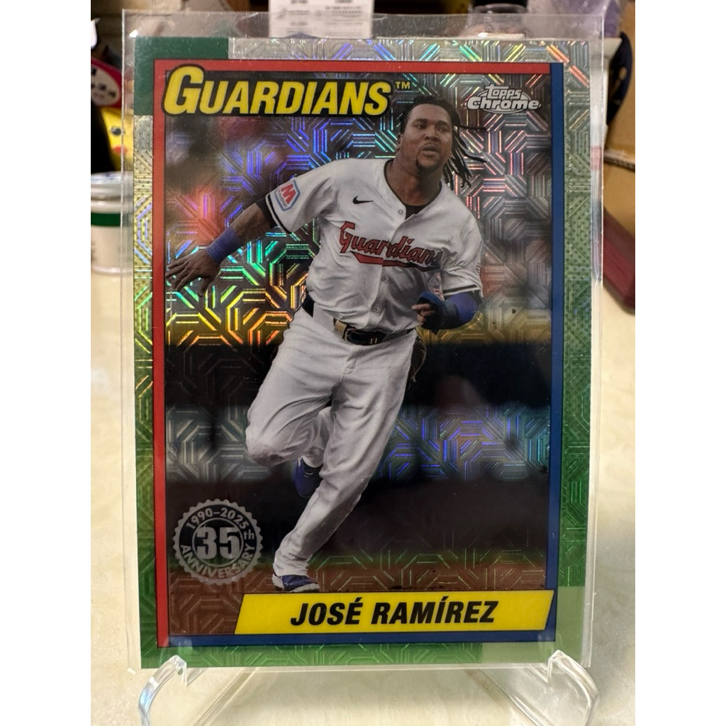 2025 Topps 1990 Anniversary Jose Ramirez Jr. Mojo | 蝦皮購物