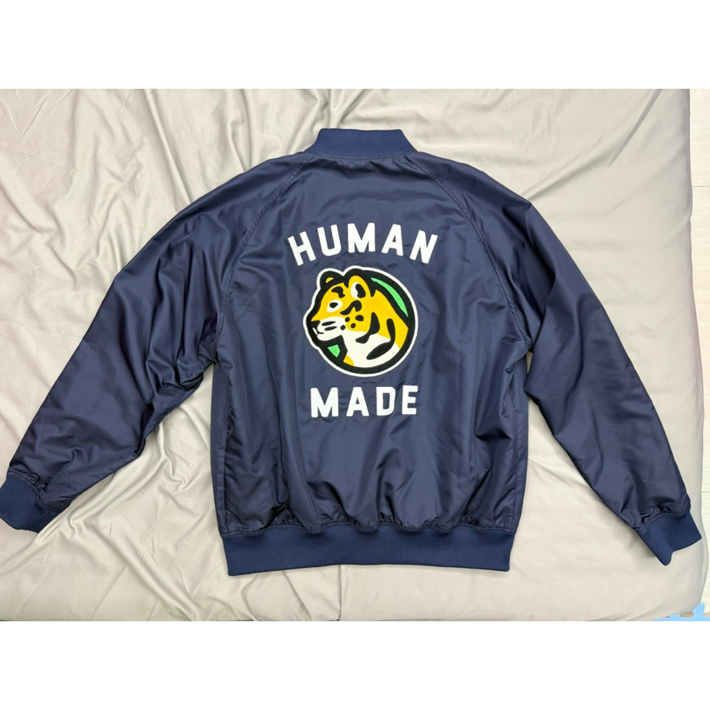 HUMAN MADE 全新正品BASEBALL JACKET 背後老虎 棒球 外套 XL 中國製 | 蝦皮購物