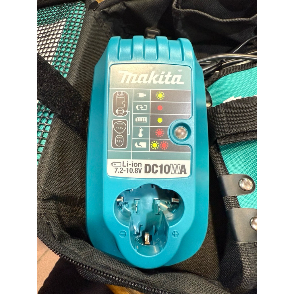 全新 Makita 牧田 DC10WA 7.2V 10.8V 電池 充電器/工具袋/槍套 | 蝦皮購物