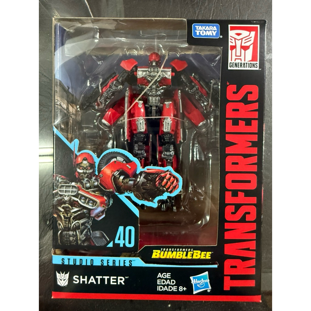 【現貨】變形金剛 Studio Series SS-40 殺手 Shatter 跑車版 大黃蜂電影反派 代理版 全新未拆 | 蝦皮購物