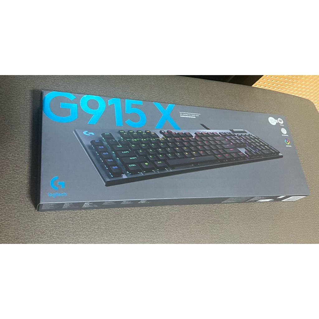 全新Logitech G G915 X RGB機械式有線遊戲鍵盤(線性軸) | 蝦皮購物