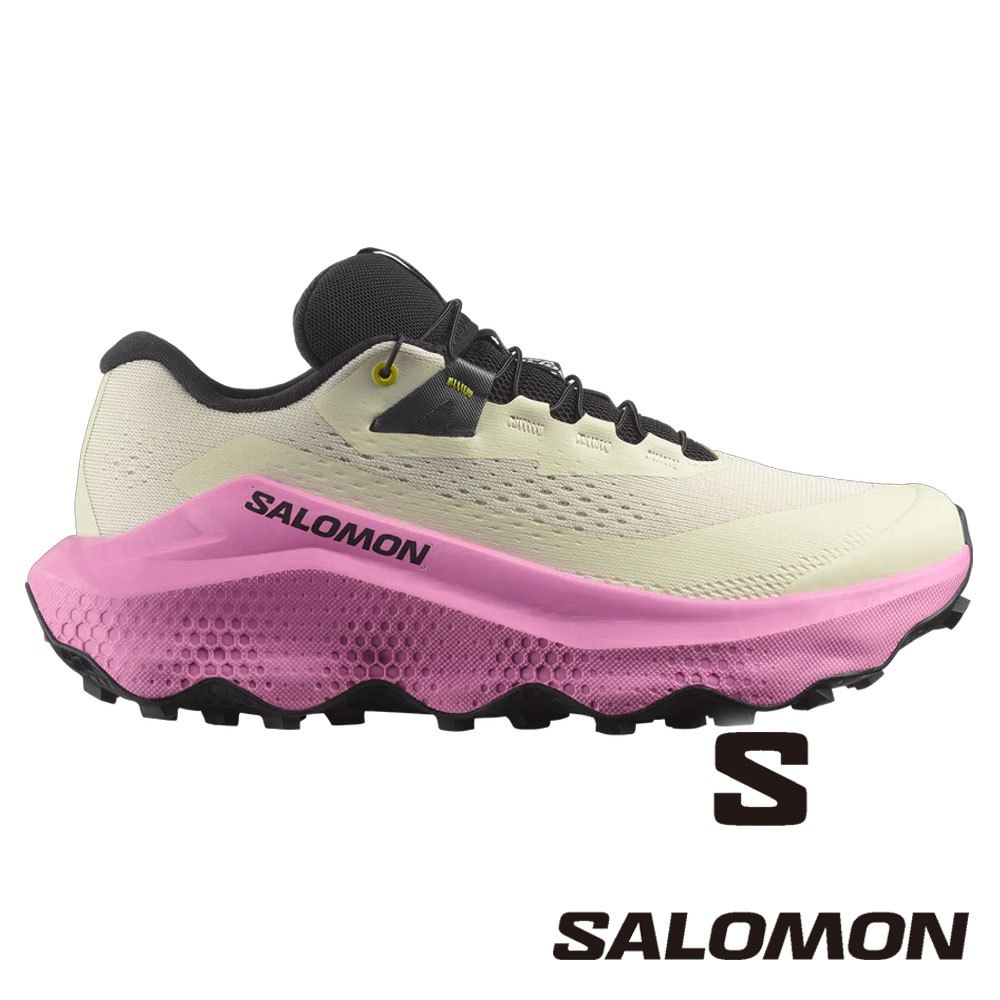 【salomon 法國】女 Ultra Glide 3 野跑鞋『杏奶棕 花粉 黑』478745 戶外 露營 登山 休閒 蝦皮購物