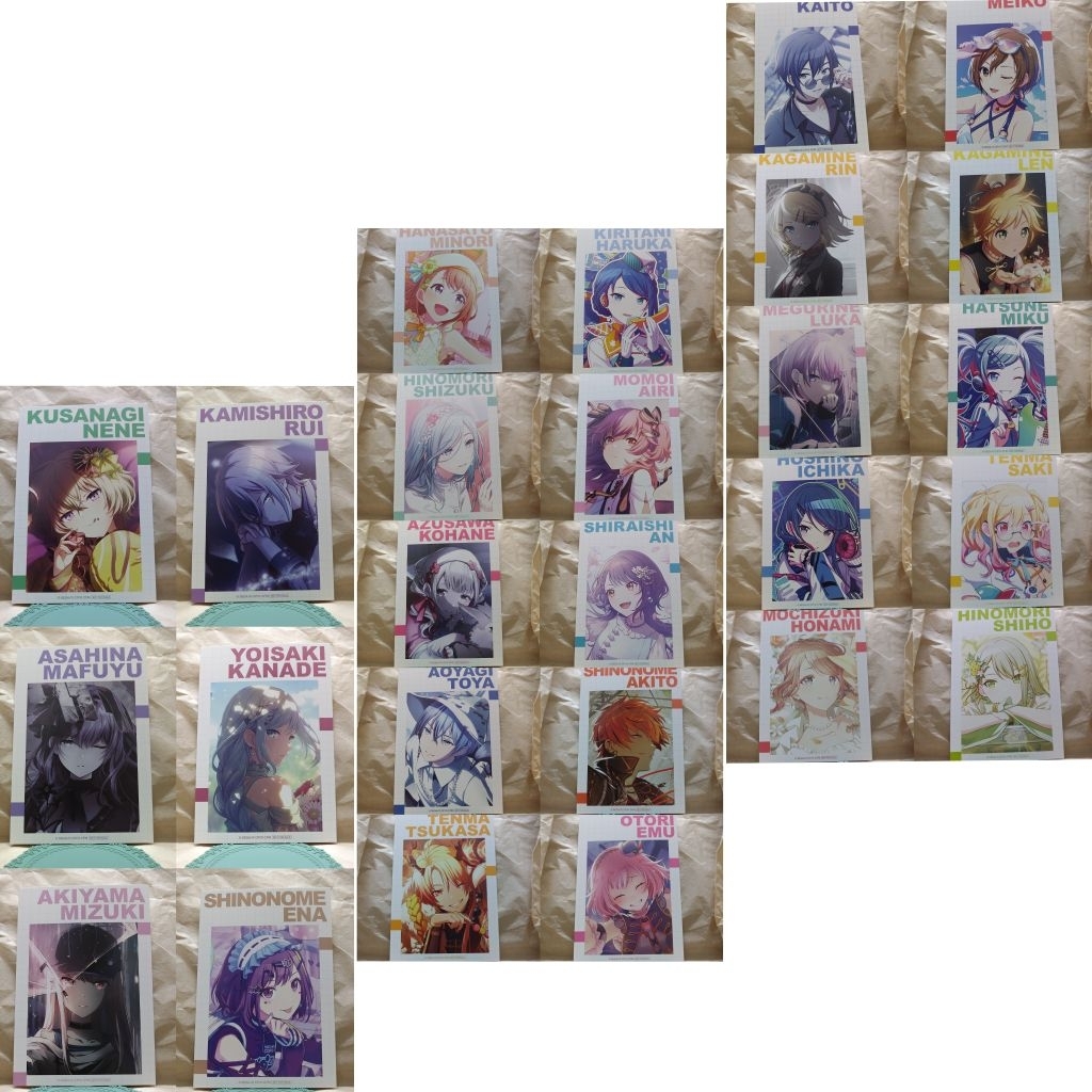 正版 世界計劃 pjsk 世嘉 2024 世博 特典 明信片 小卡 | 蝦皮購物