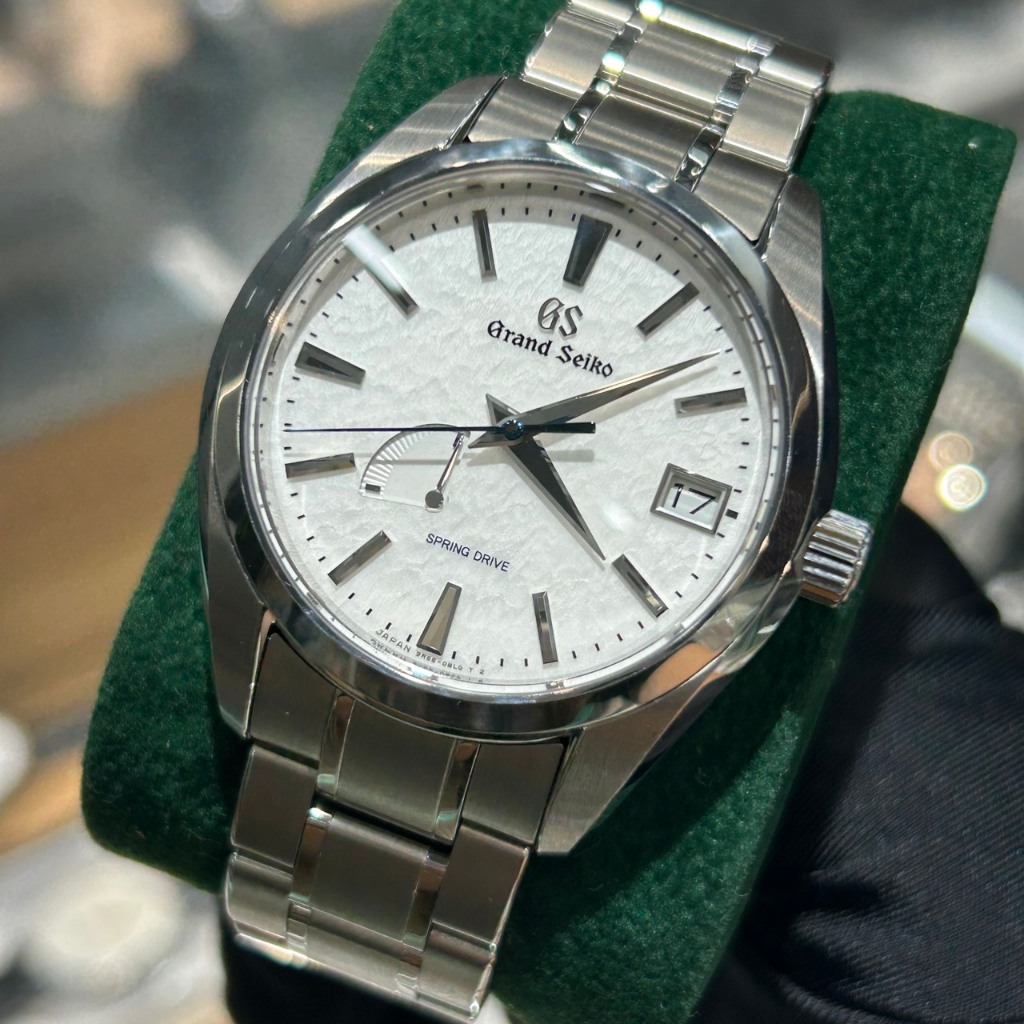 GRAND SEIKO SBGA211 Spring Drive 雪姬 白鈦金屬錶殼 白鈦金屬錶帶 41mm 男錶女錶 | 蝦皮購物