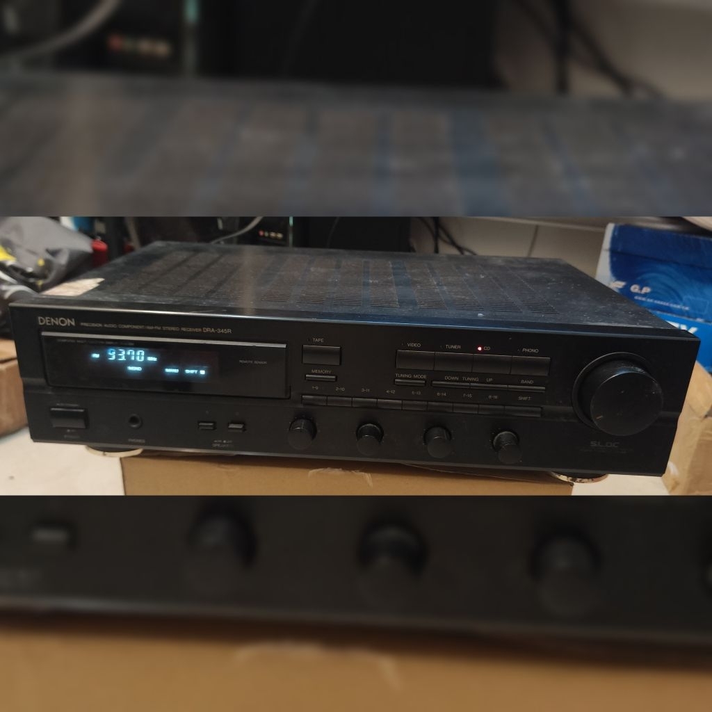 Denon DRA-345R 收音擴大機,電源電容已換新 | 蝦皮購物