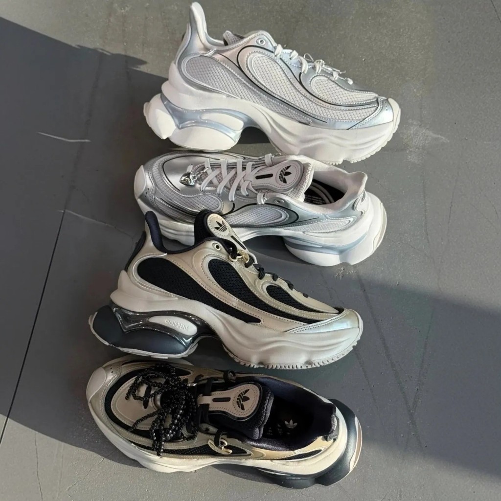 Adidas OZVENUZ 全黑 厚底 增高鞋 巴黎世家 白銀 黑金 KI0557 KI0583 JS2468 | 蝦皮購物