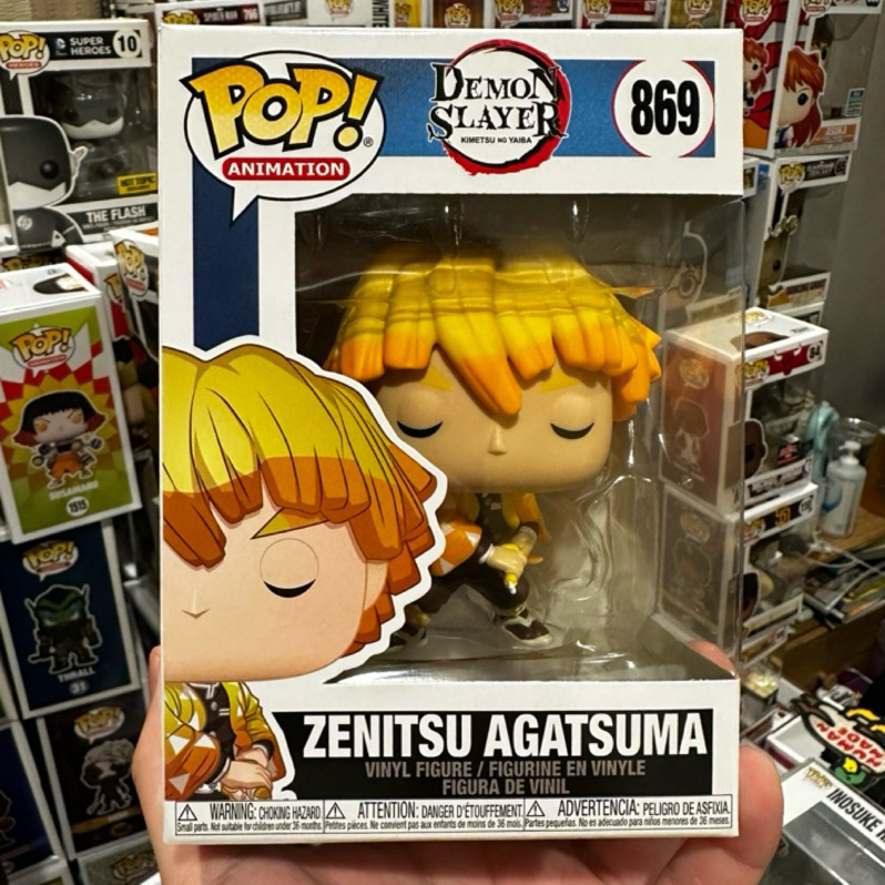 -傑卡玩具- 《正版現貨》Funko pop 869 鬼滅之刃 善逸我妻 Zenitsu Agatsuma #公仔 | 蝦皮購物
