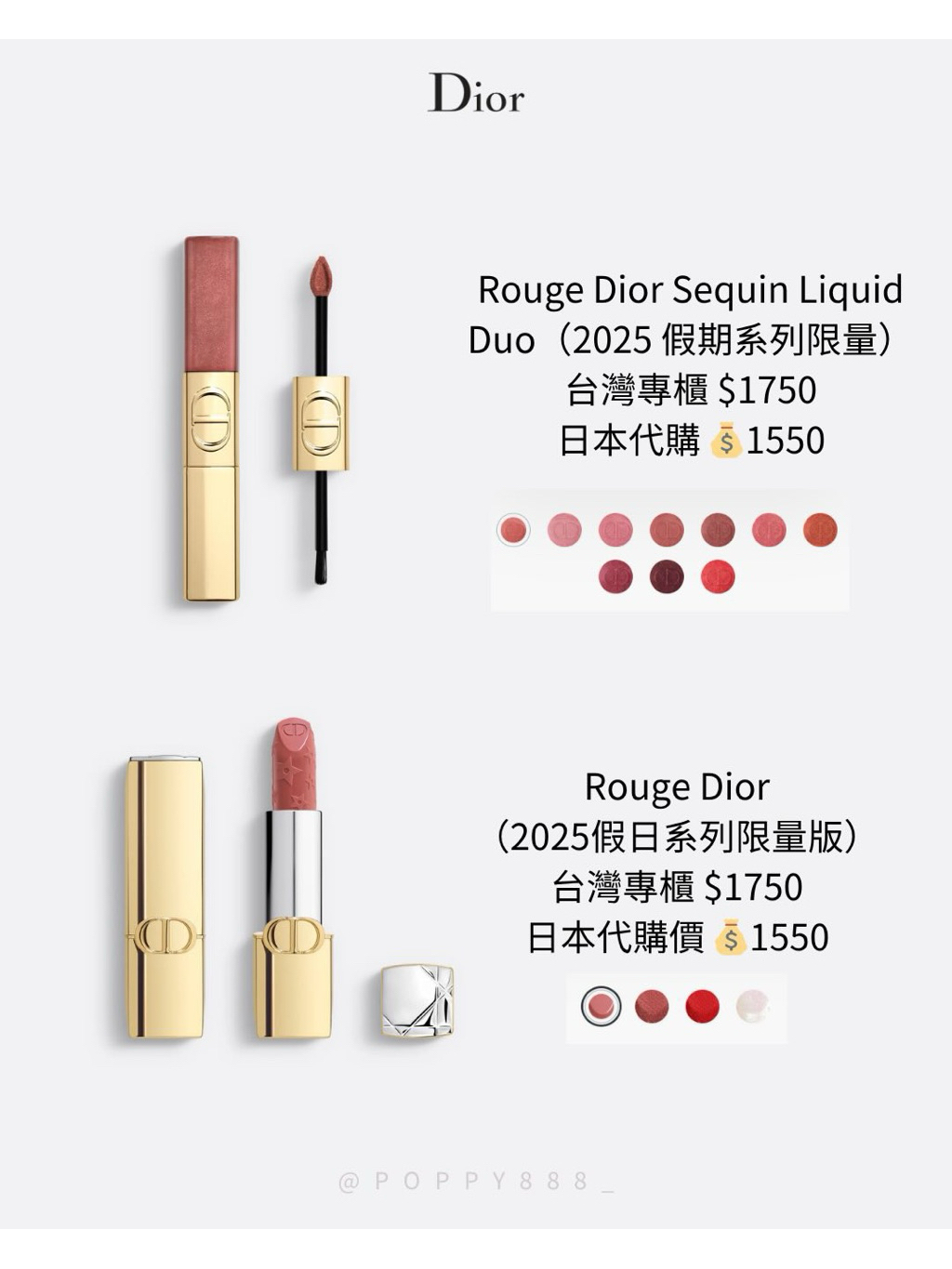 最後現貨｜Dior聖誕限定雙頭唇釉 色號520 | 蝦皮購物