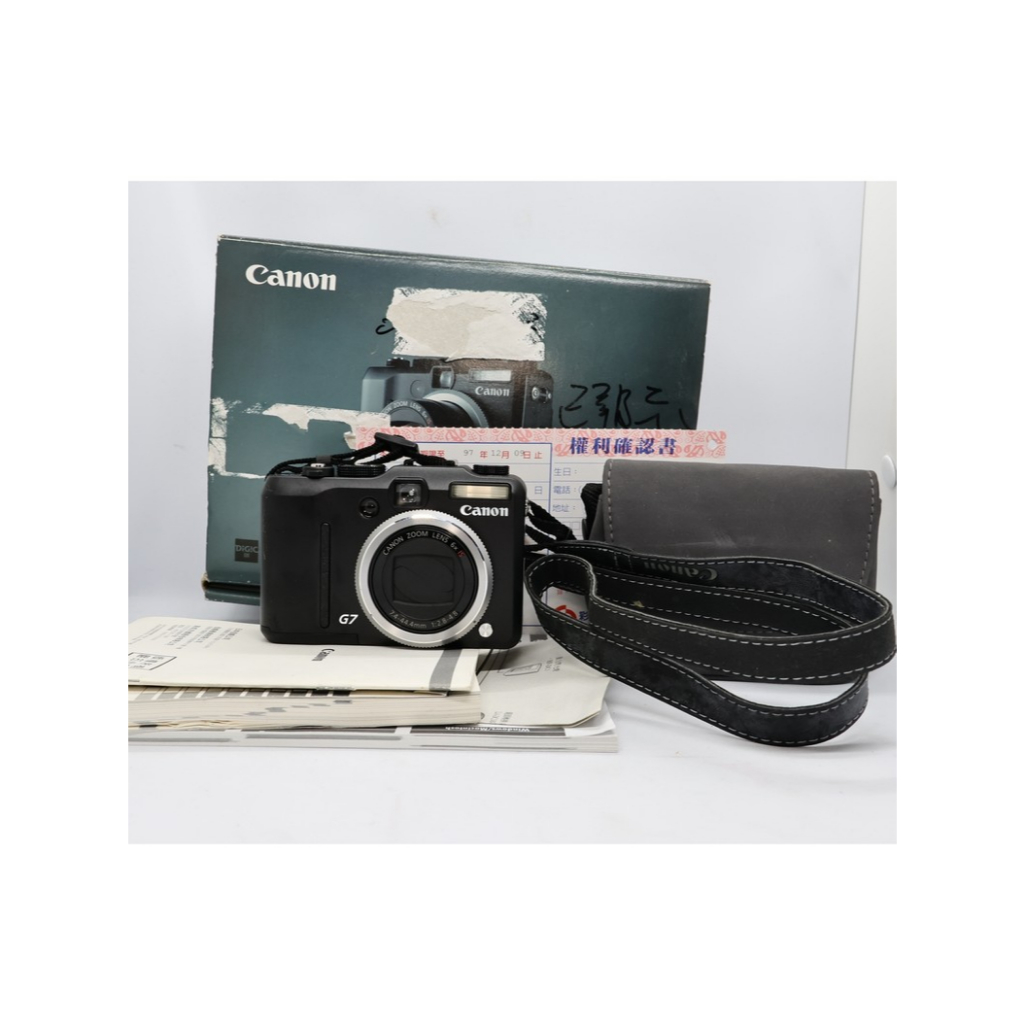 【蝦米二店】二手 有瑕疵 零件機 Canon PowerShot G7 CCD相機 非G7X | 蝦皮購物