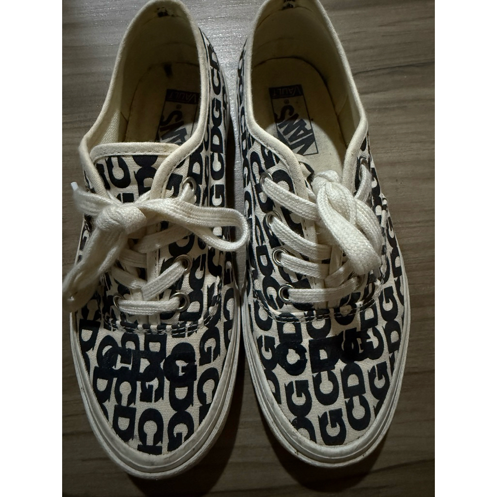 VANS CDG x Vans OTW Authentic黑白滿版logo | 蝦皮購物