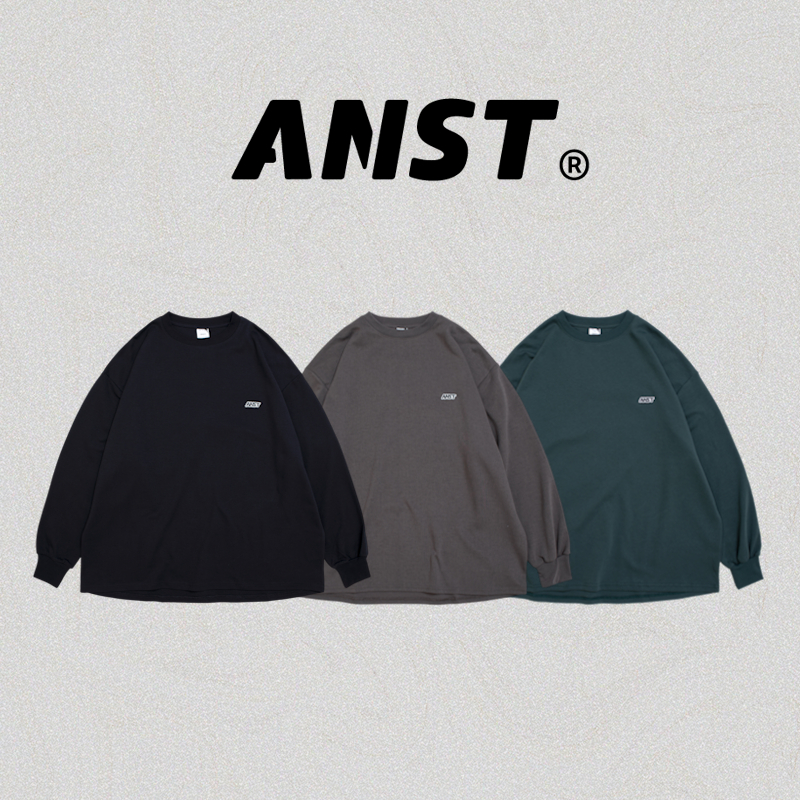 ANST 空氣感長袖 小logo寬鬆 吸濕快乾 W.Y | 蝦皮購物