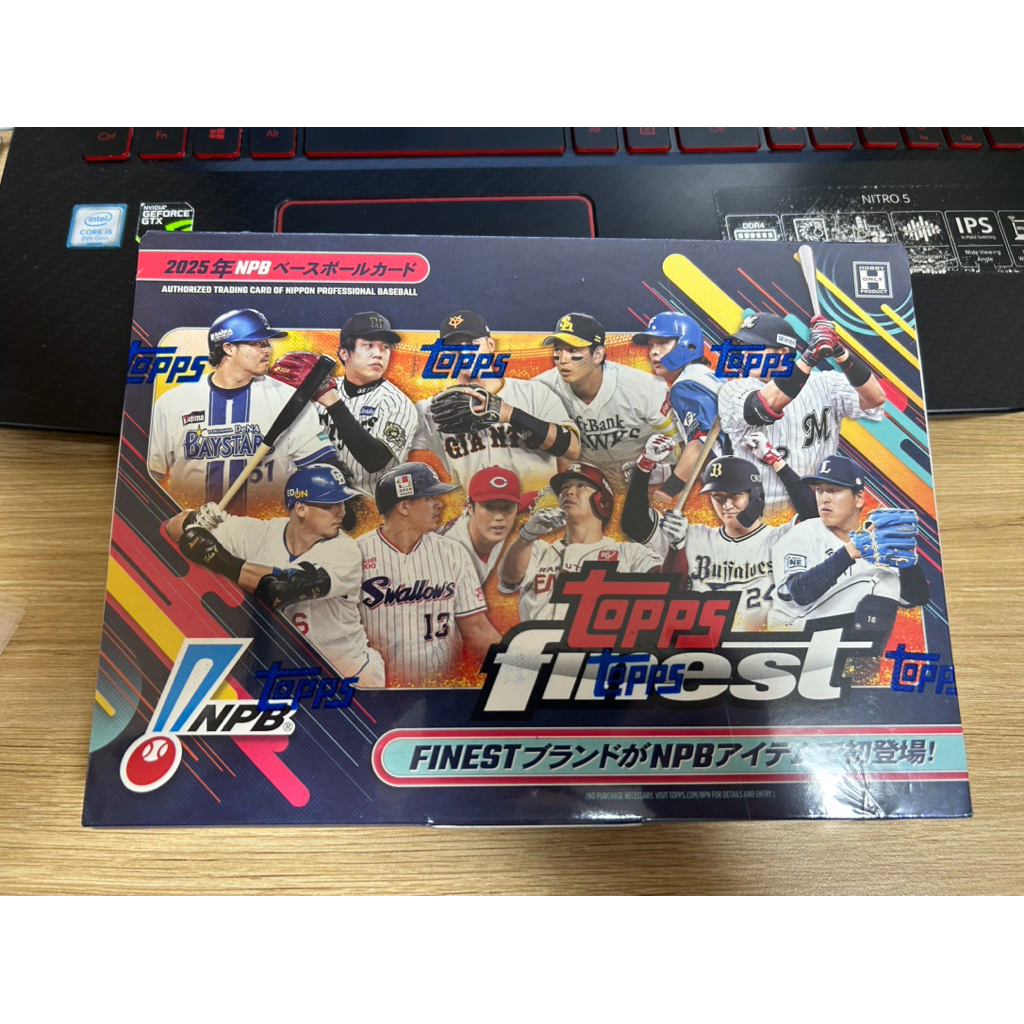 現貨 日本職棒 球員卡 2025 Topps NPB Finest Baseball Card 一盒 未拆封 | 蝦皮購物