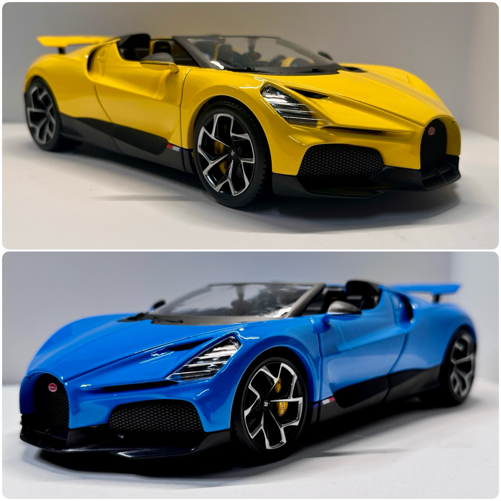 【現貨】Bugatti W16 Mistral Bolide 布加迪 金屬模型車 Maisto 1:18 | 蝦皮購物