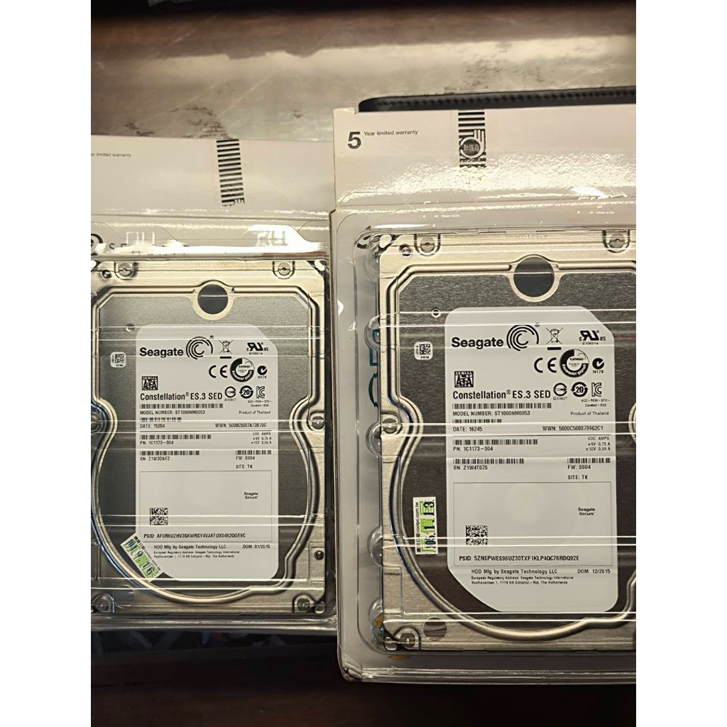 全新未拆未使用-3.5吋HDD企業版硬碟-Seagate ES.3 SED 1TB-ST1000NM0053 | 蝦皮購物