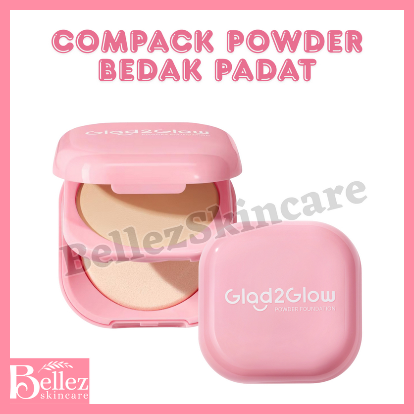 GLAD2GLOW G2G Perfect Bluring Powder Foundation Primer Bedak | 蝦皮購物